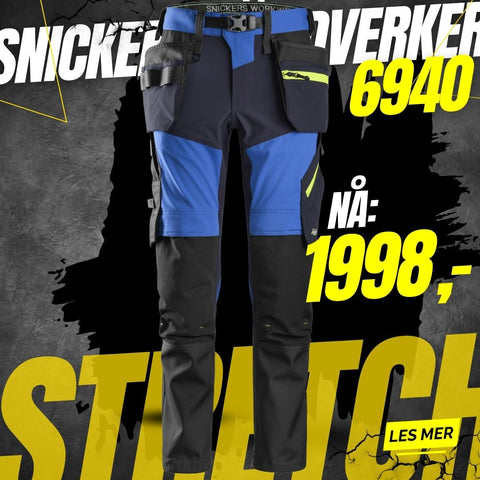 Håndverksbukse Snickers® 6940 FlexiWork (567654) – Multivern